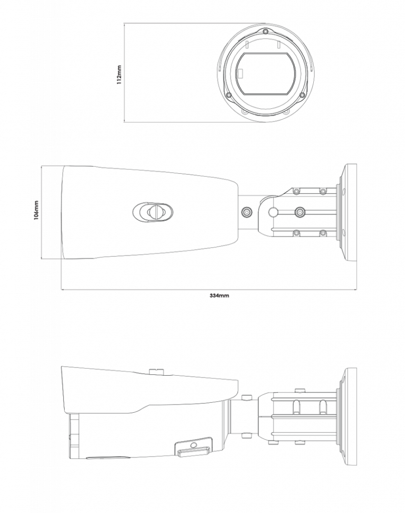2MP AHD 10x Zoom Varifocal Bullet Camera - Concept Pro