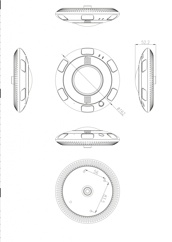 12MP IP Fisheye Camera - Concept Pro